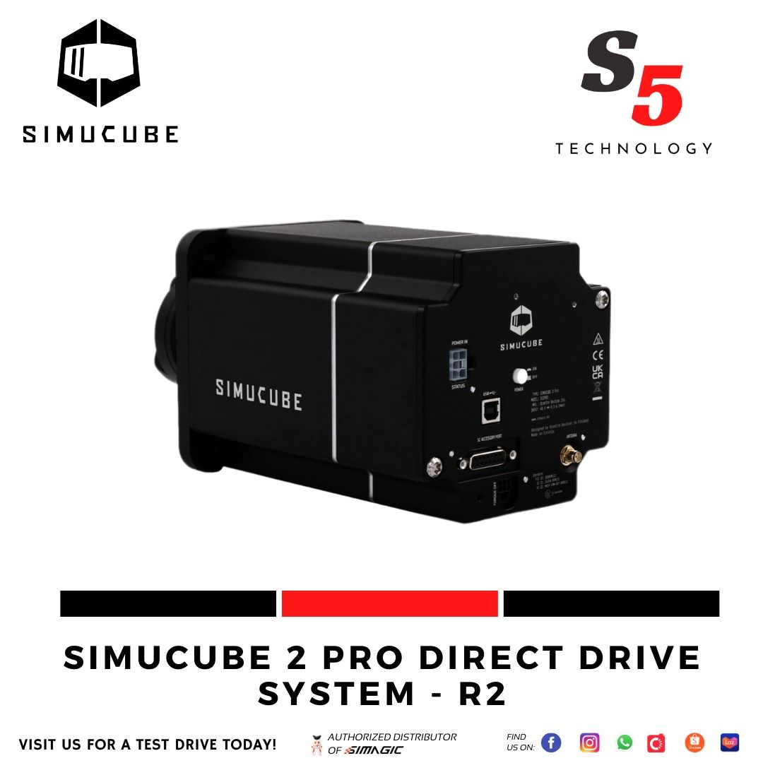 Simucube 2 Pro Direct Drive System - R2 / Simucube Quick Release Wheel ...