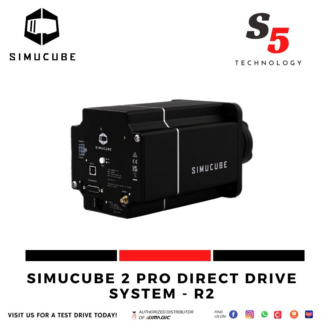 Simucube 2 Pro Direct Drive System - R2 / Simucube Quick Release Wheel ...