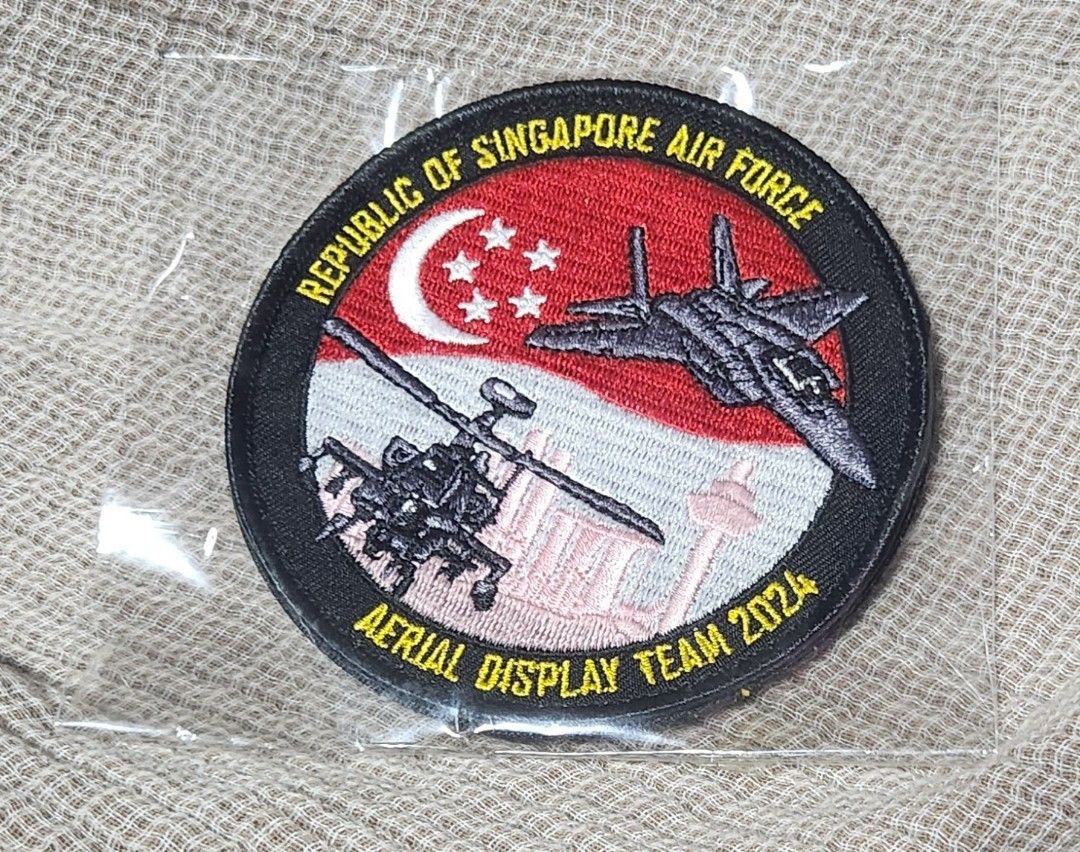 Singapore Airshow 2024 RSAF Aerial display patch, Hobbies & Toys ...