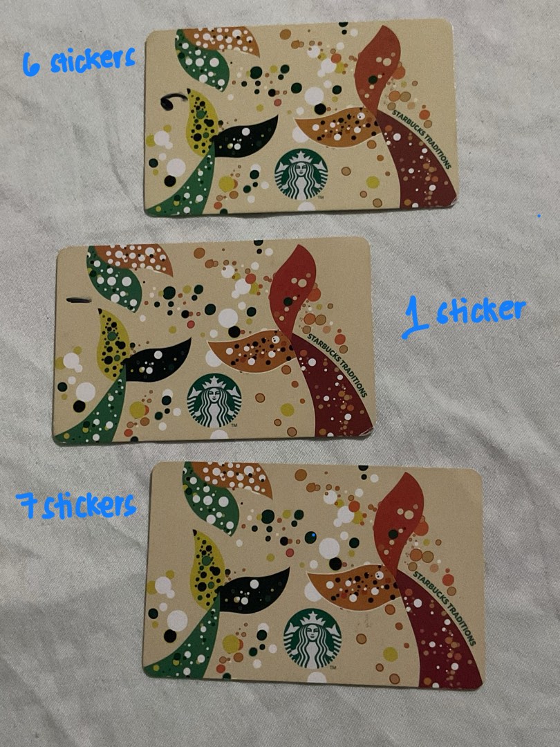 Starbucks 2024 stickers (14 stickers), Tickets & Vouchers, Store ...