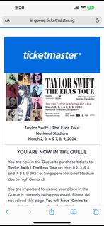 Taylor Swift MBS Light and Water Show, Tickets & Vouchers, Local ...