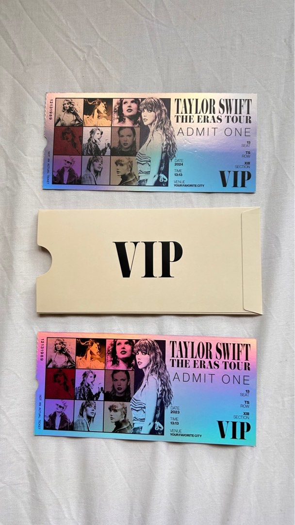 Taylor Swift Eras Tour SG VIP Box, Hobbies & Toys, Memorabilia ...