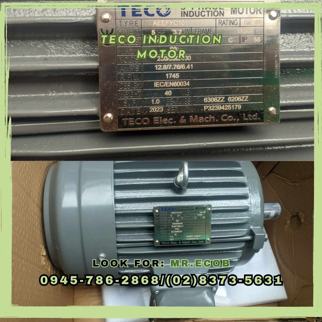 Teco Induction Motor, Commercial & Industrial, Industrial Equipment on ...