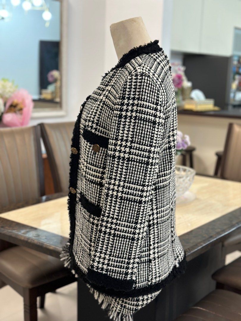 Tweed Blazer Set, Women's Fashion, Dresses & Sets, Sets or Coordinates ...