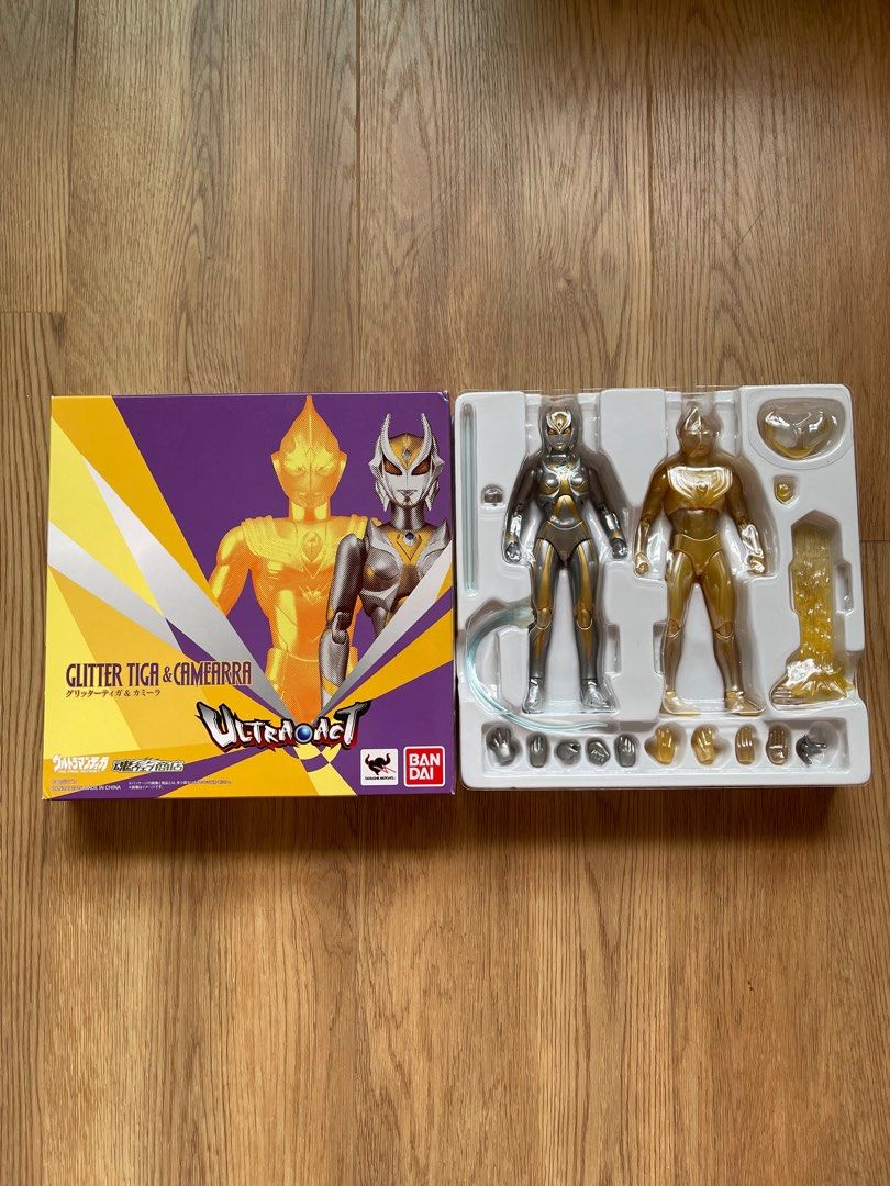 Ultra act Glitter Tiga and Camerra, Hobbies & Toys, Toys & Games on ...