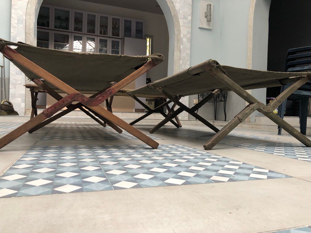 Vintage WW2 Army Military Triage Field Hospital Bed Stretcher Folding ...