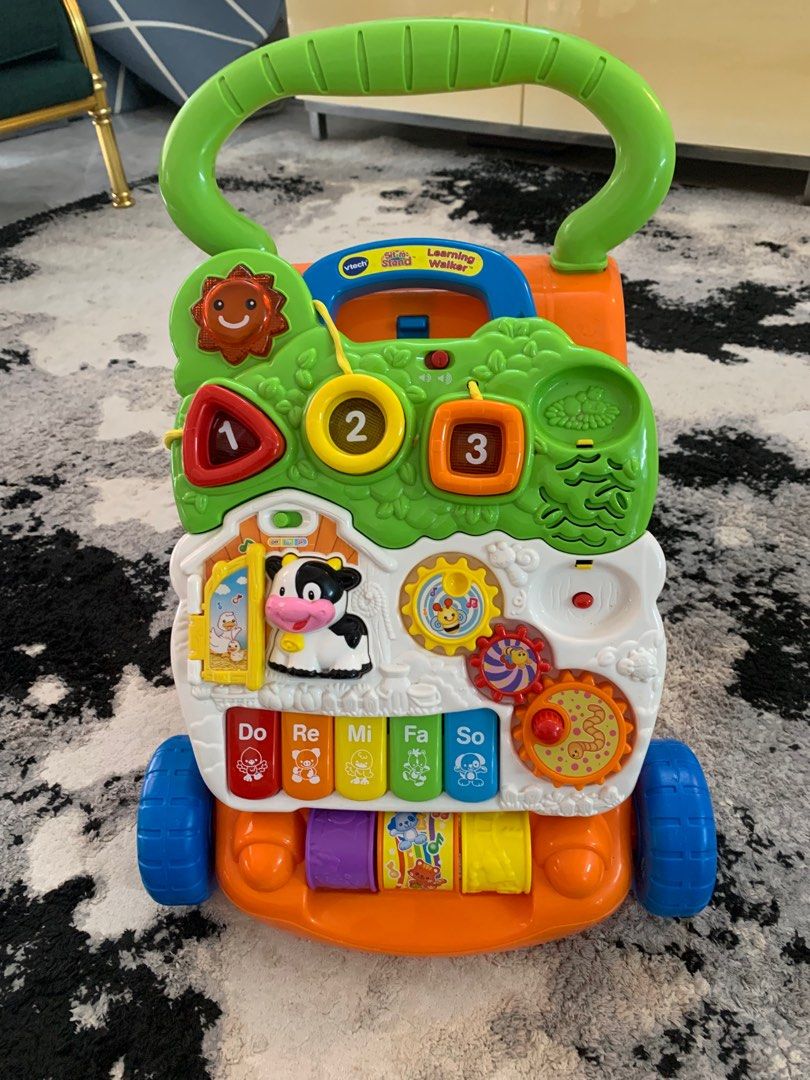 Vtech sit to stand baby push walker, Babies & Kids, Infant Playtime on ...