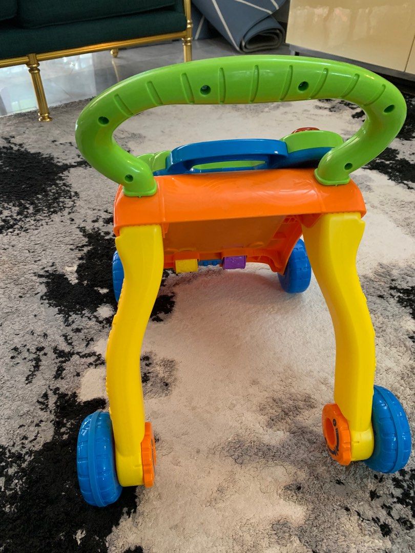 Vtech sit to stand baby push walker, Babies & Kids, Infant Playtime on ...