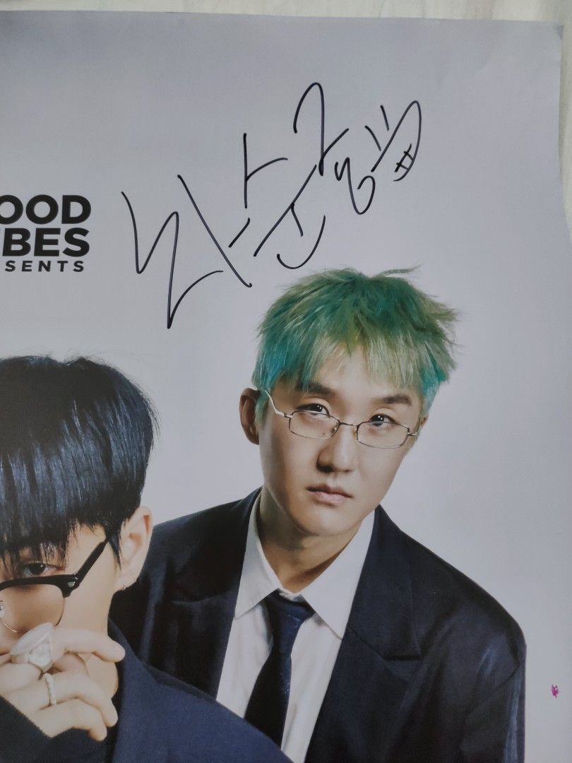 Wave to earth poster with 5 signatures, Hobbies & Toys, Collectibles ...