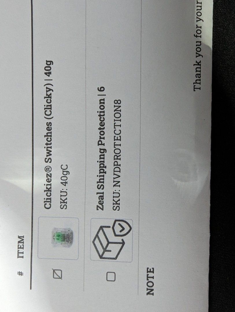 Zeal 40g clickiez switches, Computers & Tech, Parts & Accessories, Computer Keyboard on Carousell