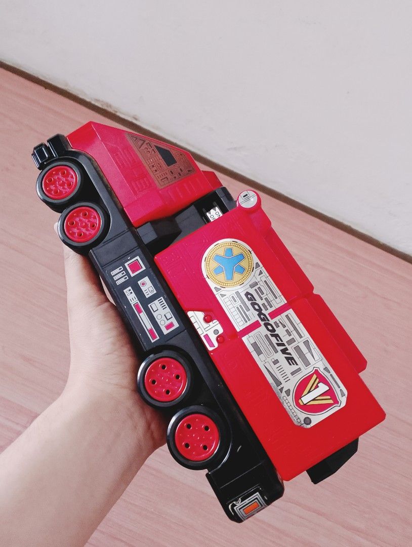 1999 Bandai Power Rangers Lightspeed Rescue Deluxe Pyro 1 Red Fire ...