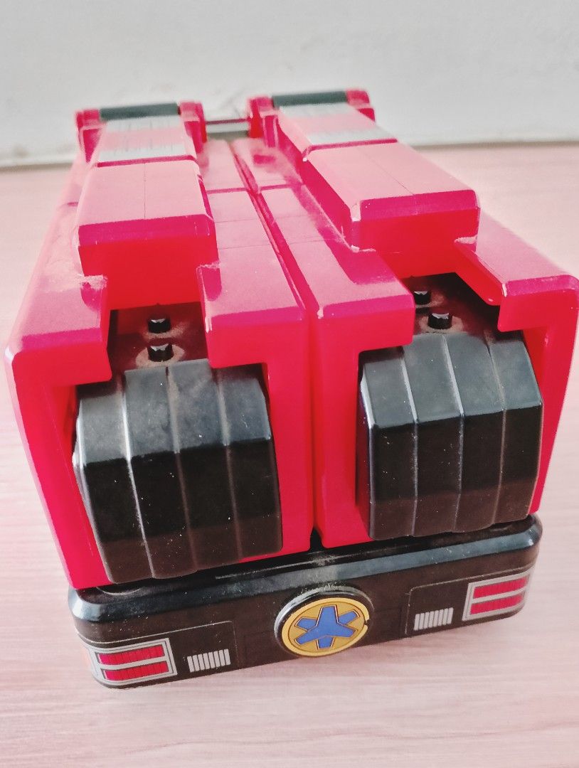 1999 Bandai Power Rangers Lightspeed Rescue Deluxe Pyro 1 Red Fire ...