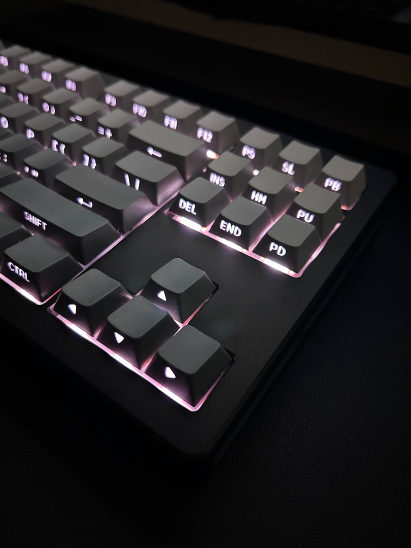 87% TKL Custom Mechanical Keyboard (Side Gradiant Keycaps), Computers ...