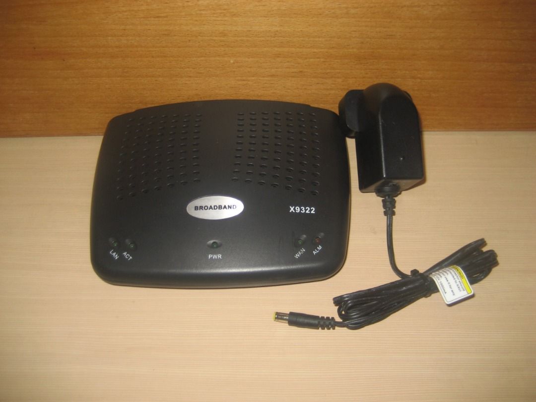 🌟🌟🌟 💯%原裝【 PCCW X9322】XAVi Modem Router 連 【原裝】火牛 適合還機 HKT PCCW 電訊盈科 ...