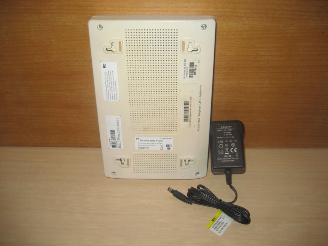 🌟🌟🌟 💯%原裝【 ZTE 中興 ZXV10 W300】Modem Router 連火牛 適合還機 HKT PCCW 電訊盈科 ...
