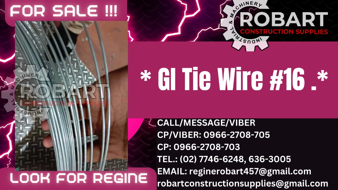 * GI Tie Wire #16 .*, Commercial & Industrial, Construction Tools ...