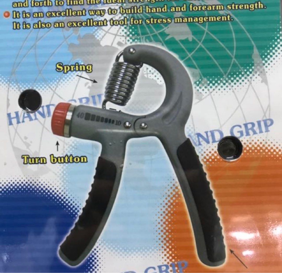 握力器 hand crip for adjustable weight 可調握力10-40, 體育器材, 健身用品, 舉重和啞鈴在旋轉拍賣