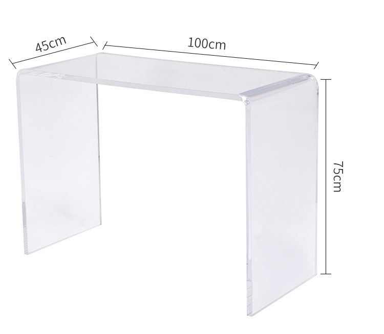 Acrylic display clear table, Furniture & Home Living, Furniture, Tables ...
