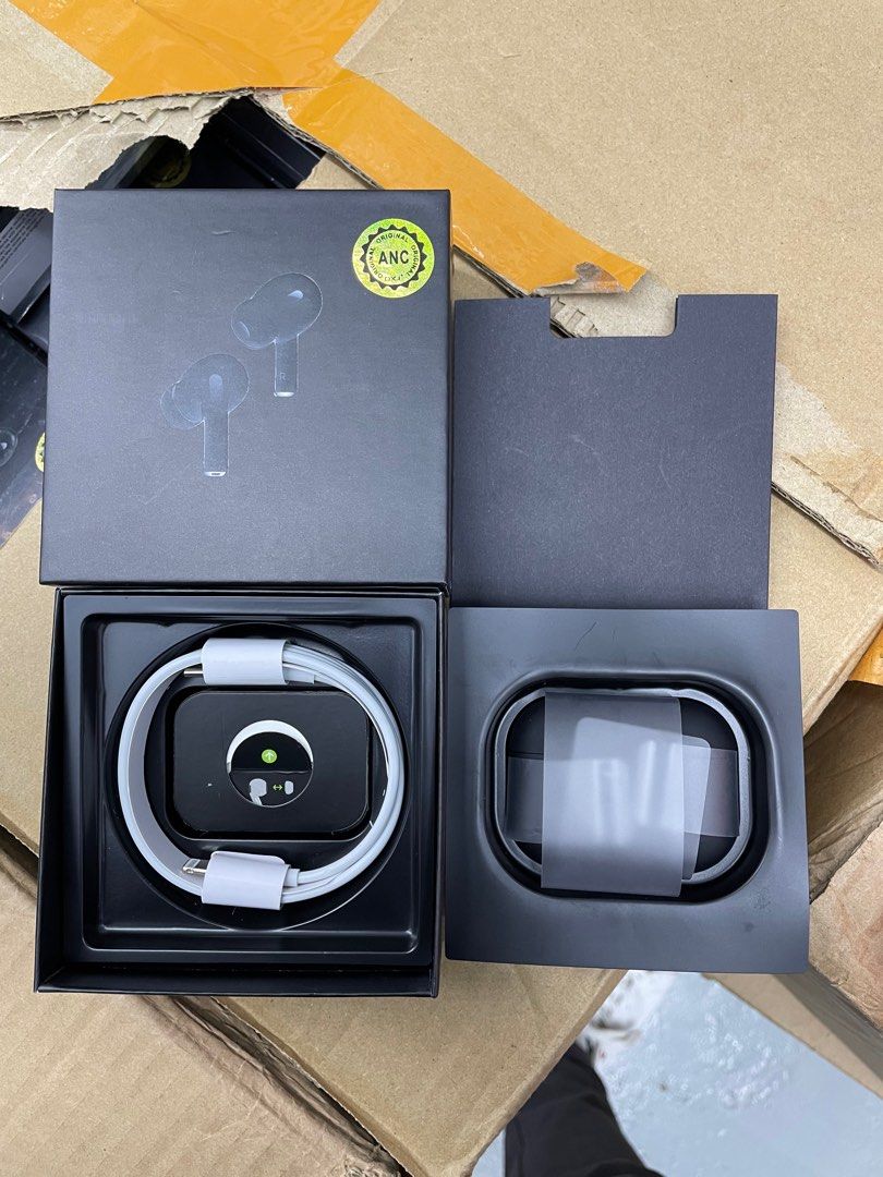 Air-pod Pro V2 ANC | Black Edition, Audio, Earphones on Carousell