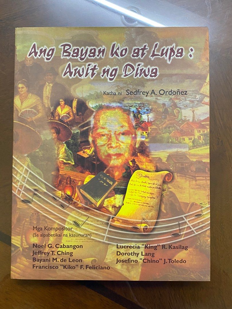 Ang Bayan Ko at Lupa : Awit ng Diwa - Sedfrey Ordonez - Filipino Tagalog Filipiniana Book ...
