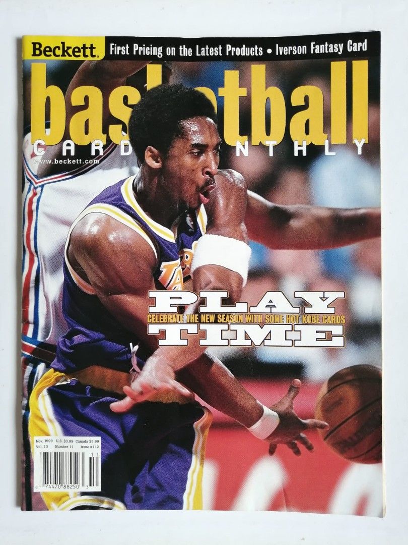 Old Beckett nba card price guide featuring vince carter / kobe bryant ...
