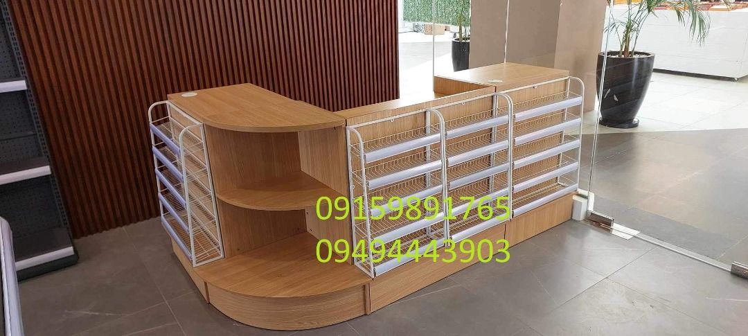 Cashier Counter Table, Furniture & Home Living, Furniture, Shelves ...