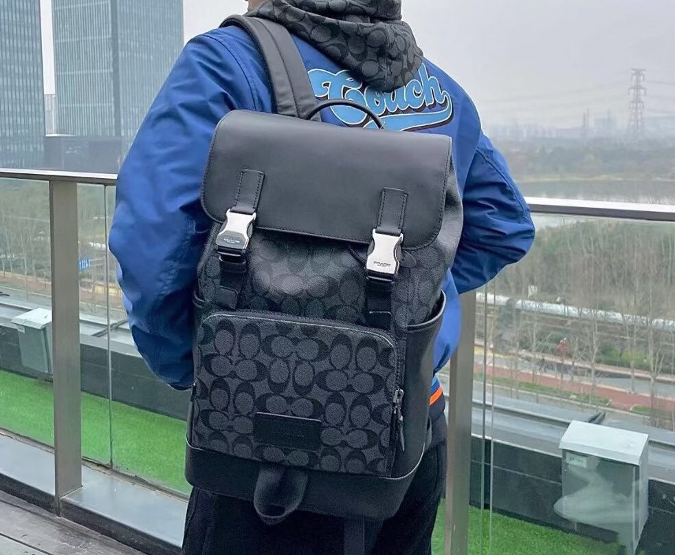 Coach track pvc c2712 backpack, Men's Fashion, Bags, Backpacks on Carousell