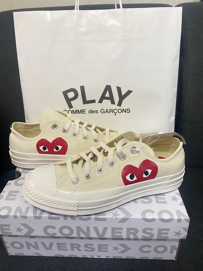 Converse CDG, Men's Fashion, Footwear, Sneakers on Carousell
