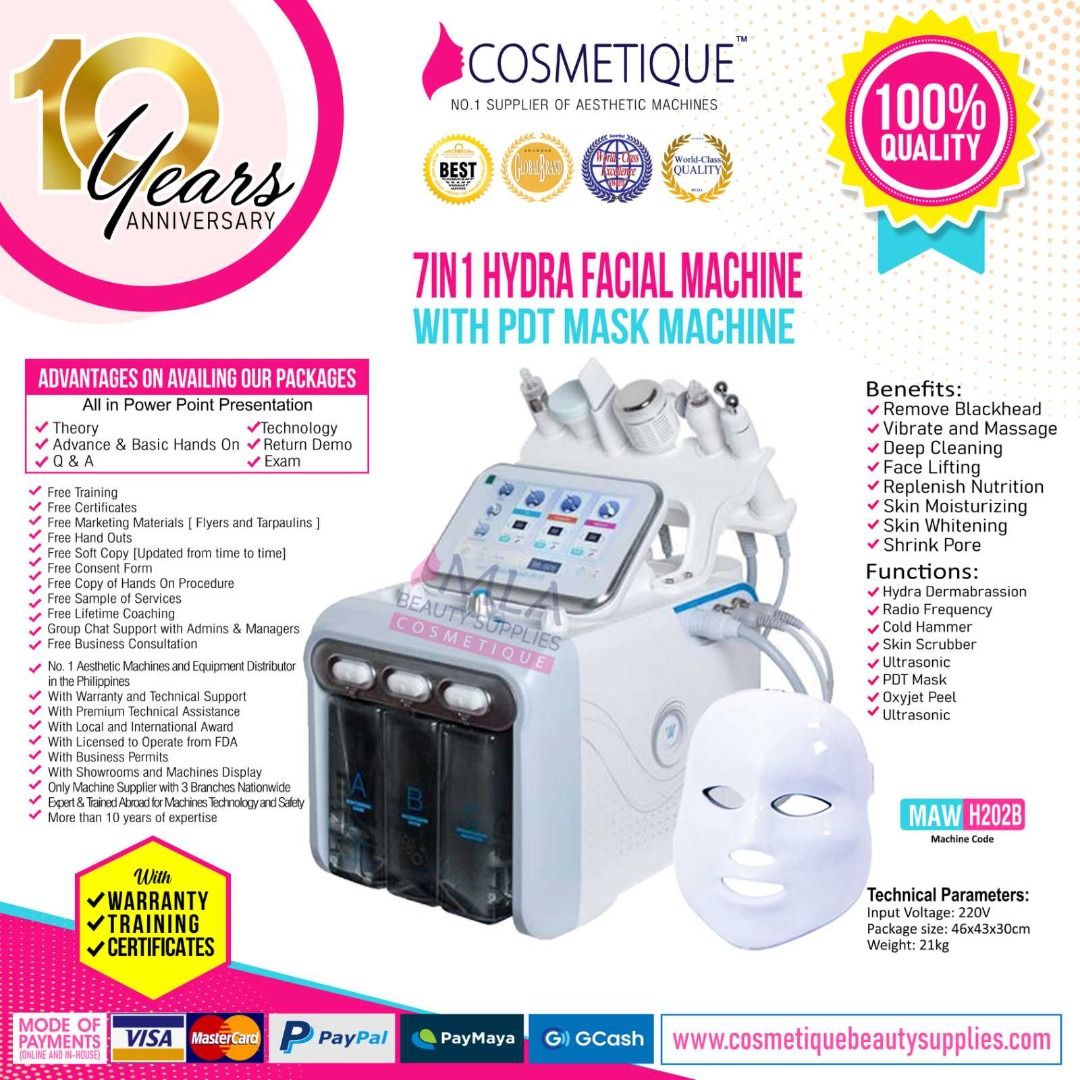 Diamond Aesthetic Premium Facial Machine Package with Training and ...