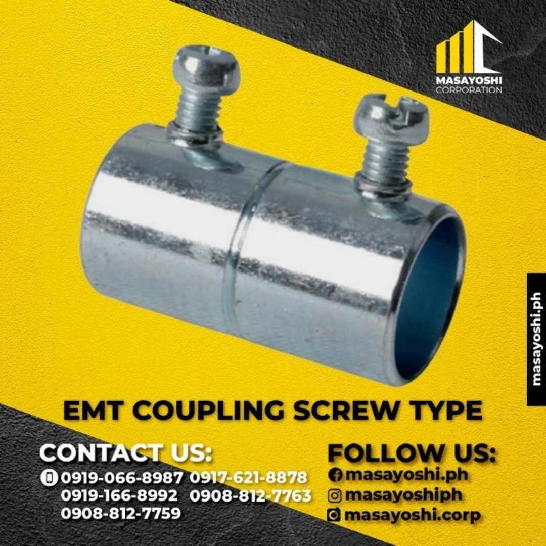 EMT Coupling Screw Type / Electric Metallic Conduit / EMT / Coupling ...