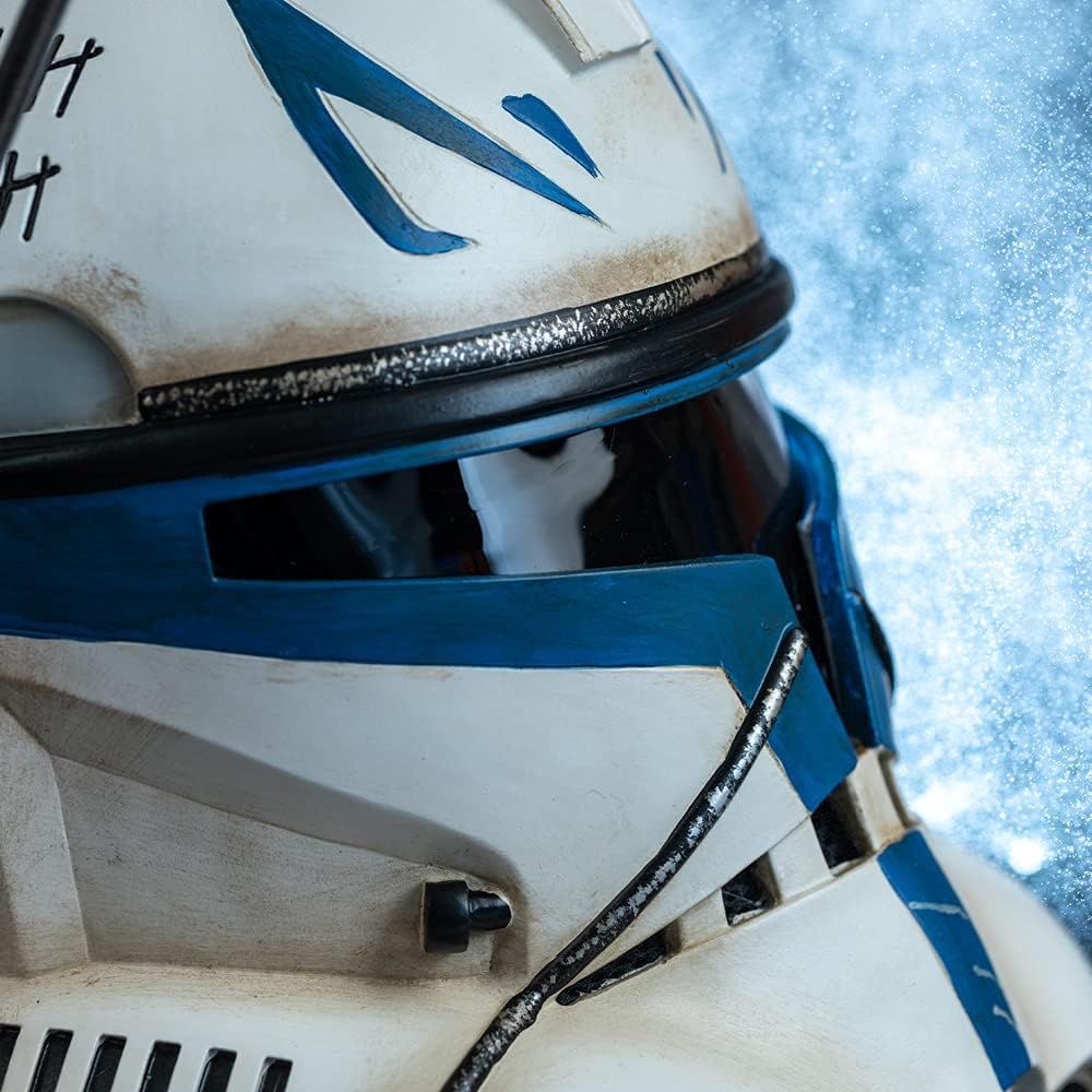 Evere SW Clone Arc Commander Helmet Cosplay Deluxe Halloween ...