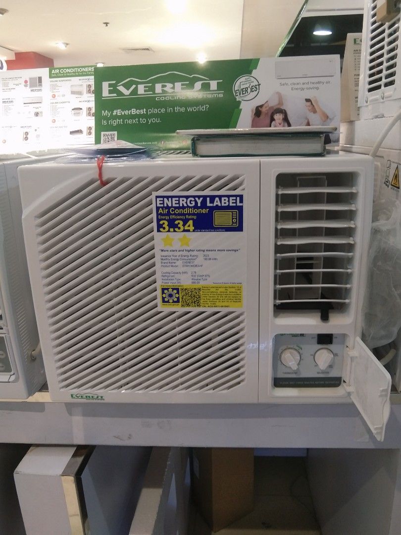 Everest Inverter & Non Inverter Window Type Aircon, TV & Home ...