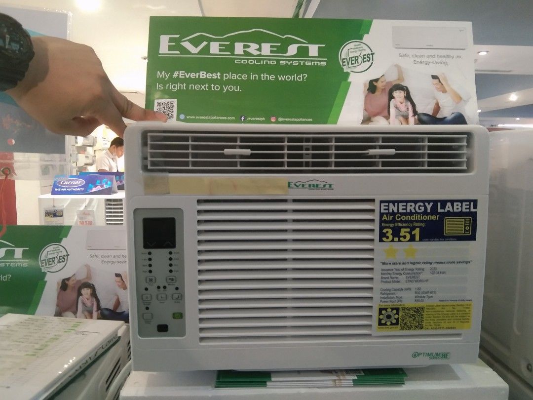 Everest Inverter & Non Inverter Window Type Aircon, TV & Home ...