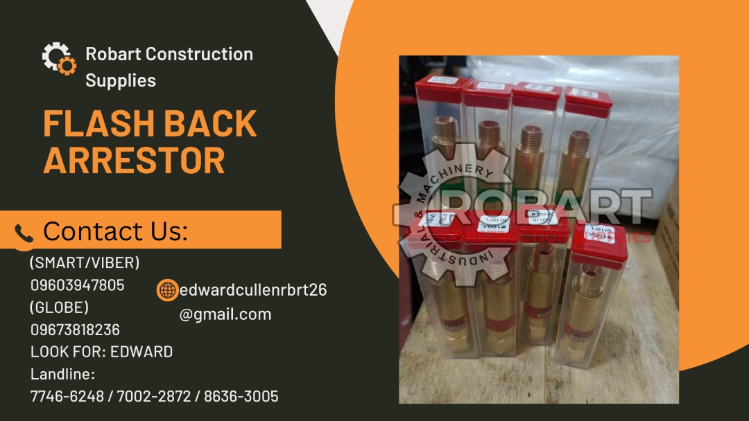 Flashback arrestor for torch, Commercial & Industrial, Construction ...