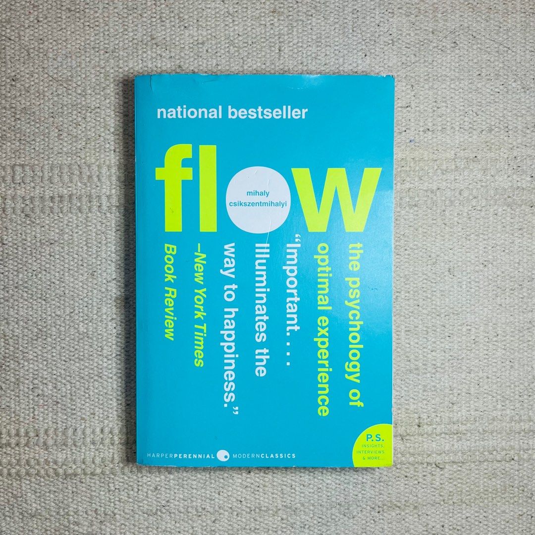 Flow by Mihaly Csikszentmihalyi, Hobbies & Toys, Books & Magazines ...