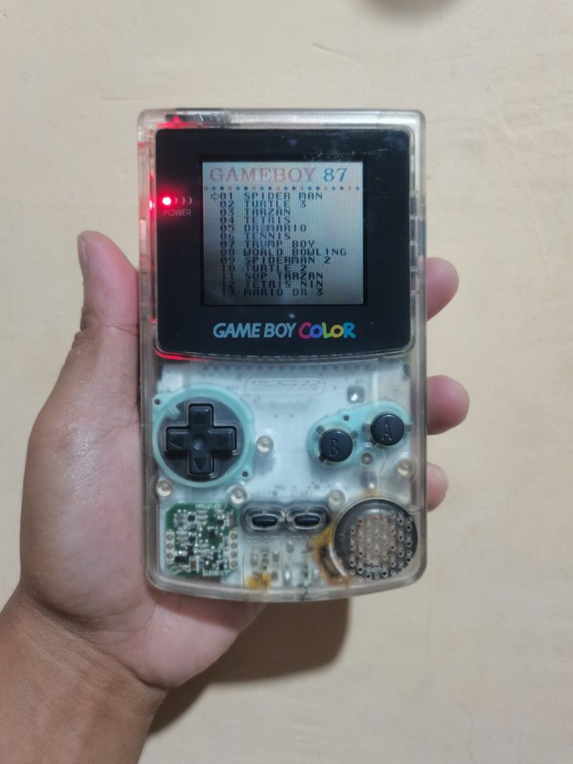 gameboy color charging port mod and batt mod., Video Gaming, Video Game ...