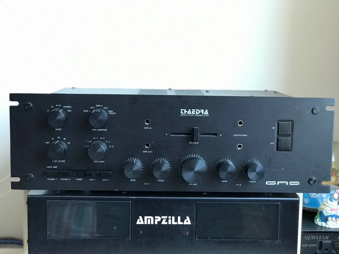 GAS Thaedra II preamp (Deluxe) 甲類前級 110V Great American Sound, 音響器材, 其他 ...