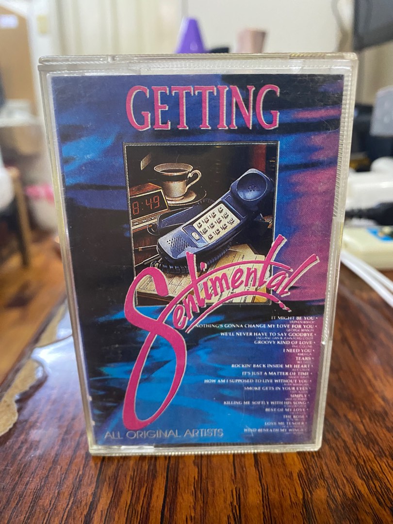 GETTING SENTIMENTAL - Philippine Cassette Tape - Stephen Bishop / Bee Gees / The Eagles - Used ...