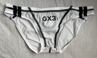 GX3 Gloss Neon White Ultra V Bikini Underwear (k1673), Men's Fashion, Bottoms, New Underwear on ...