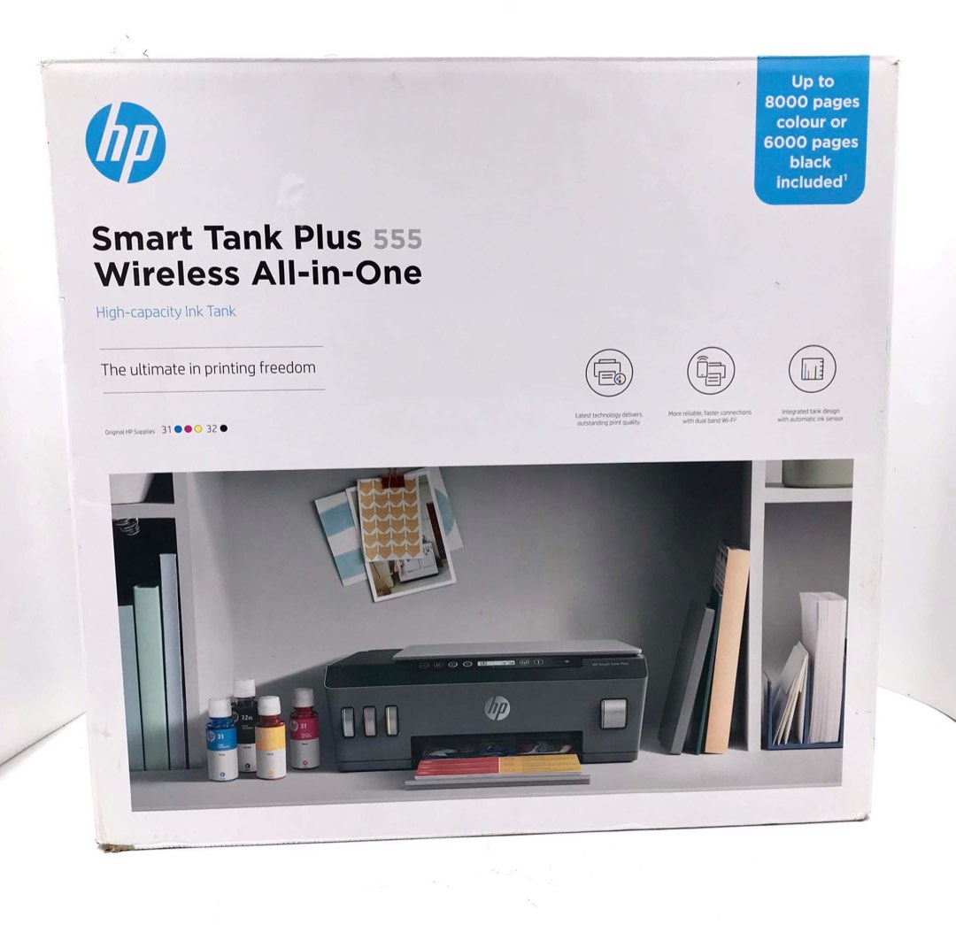 Hp Smart Tank Plus Wireless All In One Printer Volts Computers Tech Printers