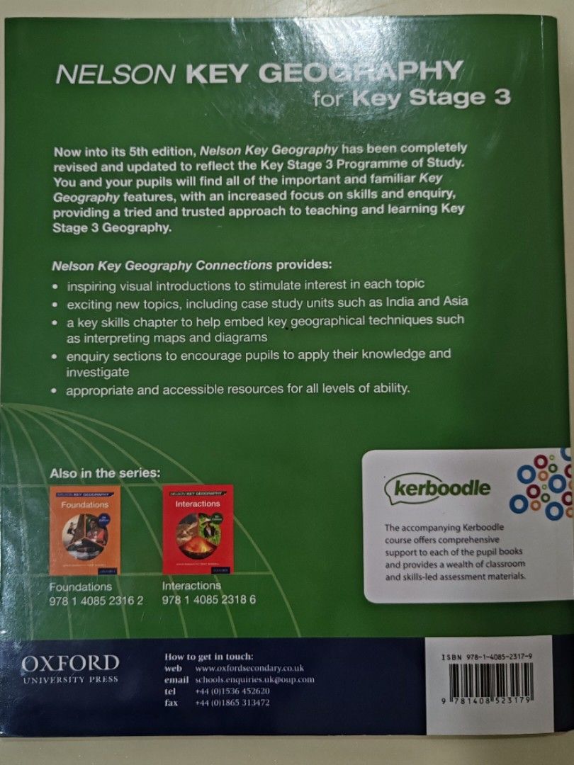 IGCSE Nelson Key Geography Textbook 5th edition, Hobbies & Toys, Books ...