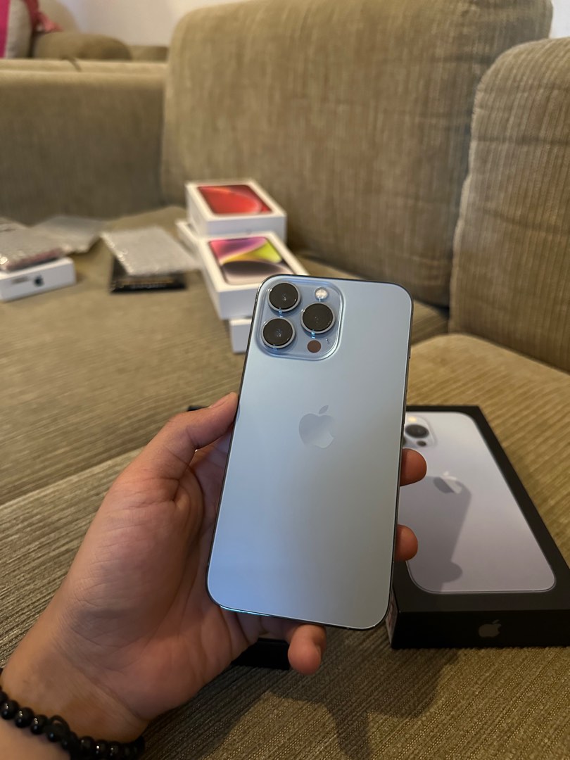 iPhone 13 Pro 128 digimap ( sierra blue ), Telepon Seluler & Tablet ...