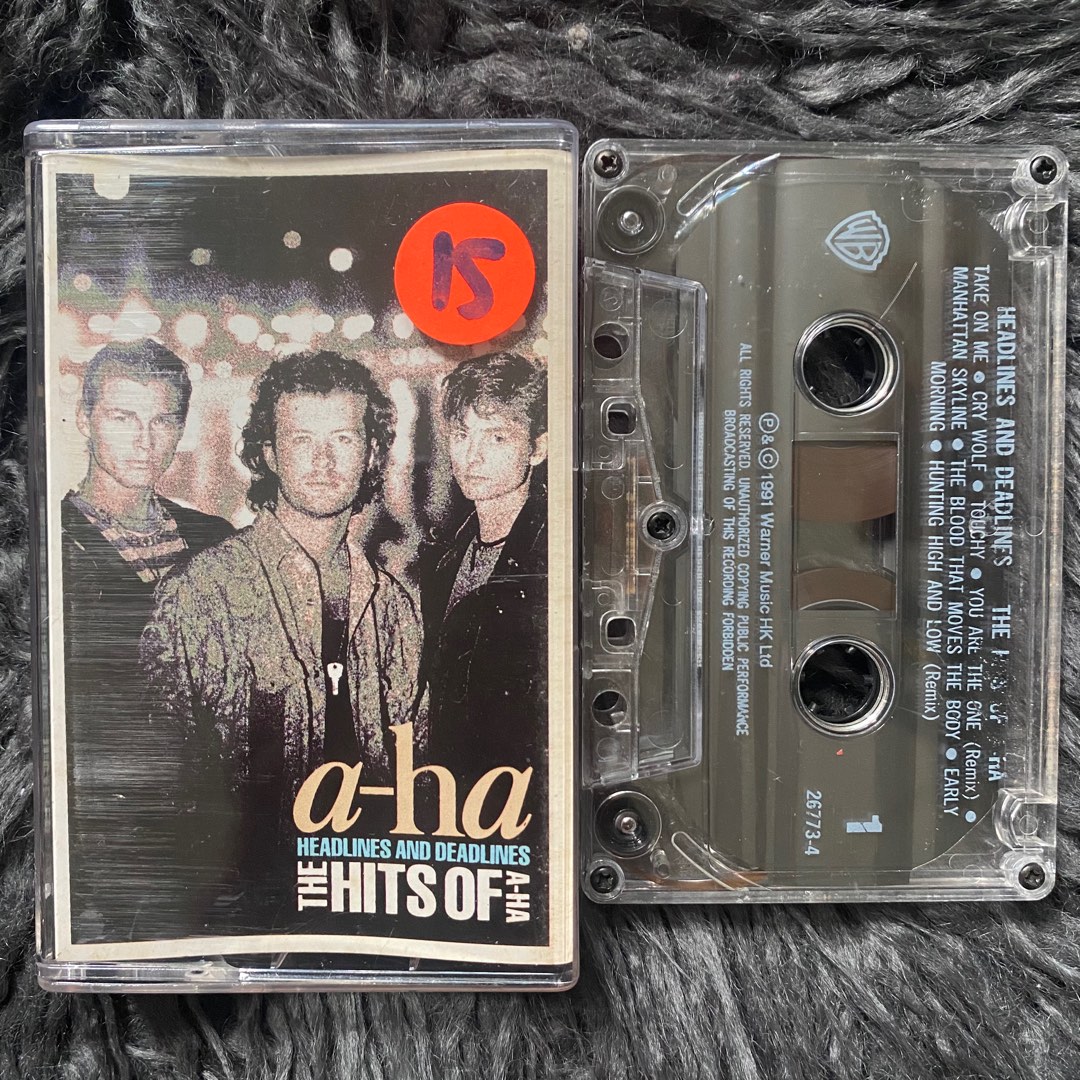 KASET A-HA The Hits of a-ha, Hobbies & Toys, Music & Media, CDs & DVDs ...