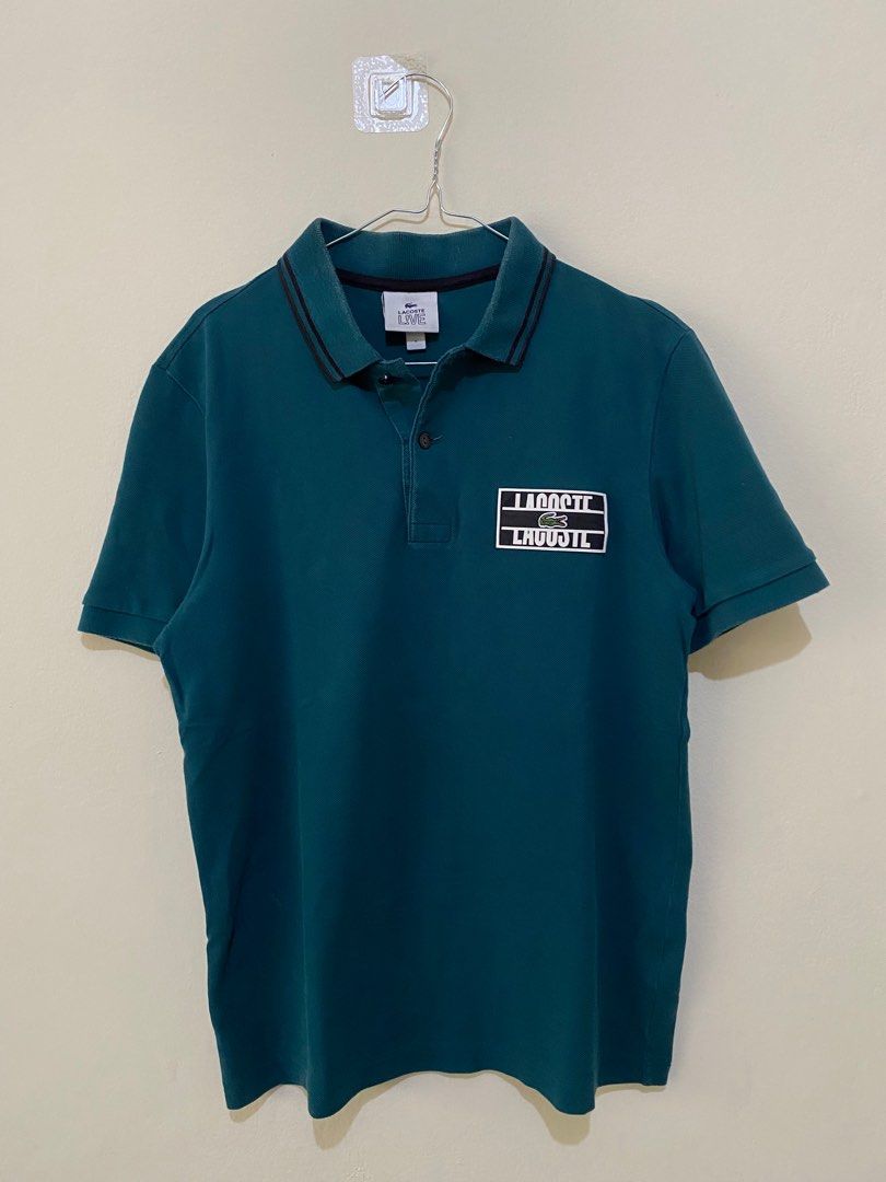 Lacoste Live new logo limited edition, Fesyen Pria, Pakaian , Atasan di ...