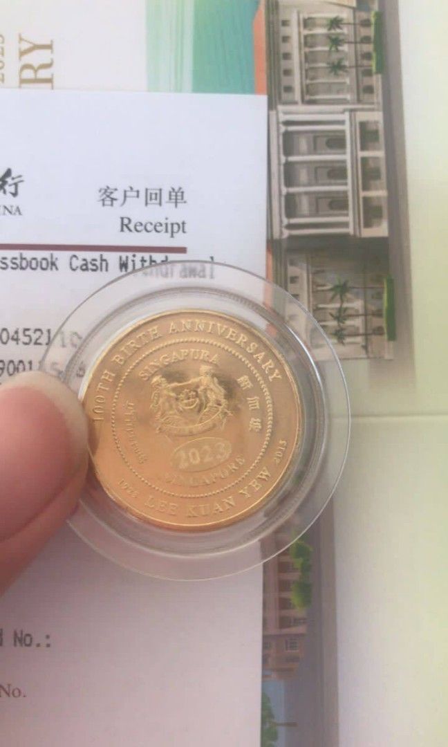 LKY $10 coins collection Singapore Lee Kuan Yew 100th anniversary ...