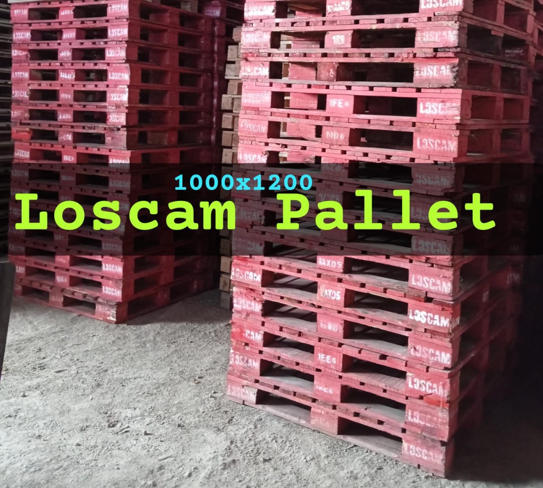 loscam 1000x1200mm wood pallet company, Furniture & Home Living ...