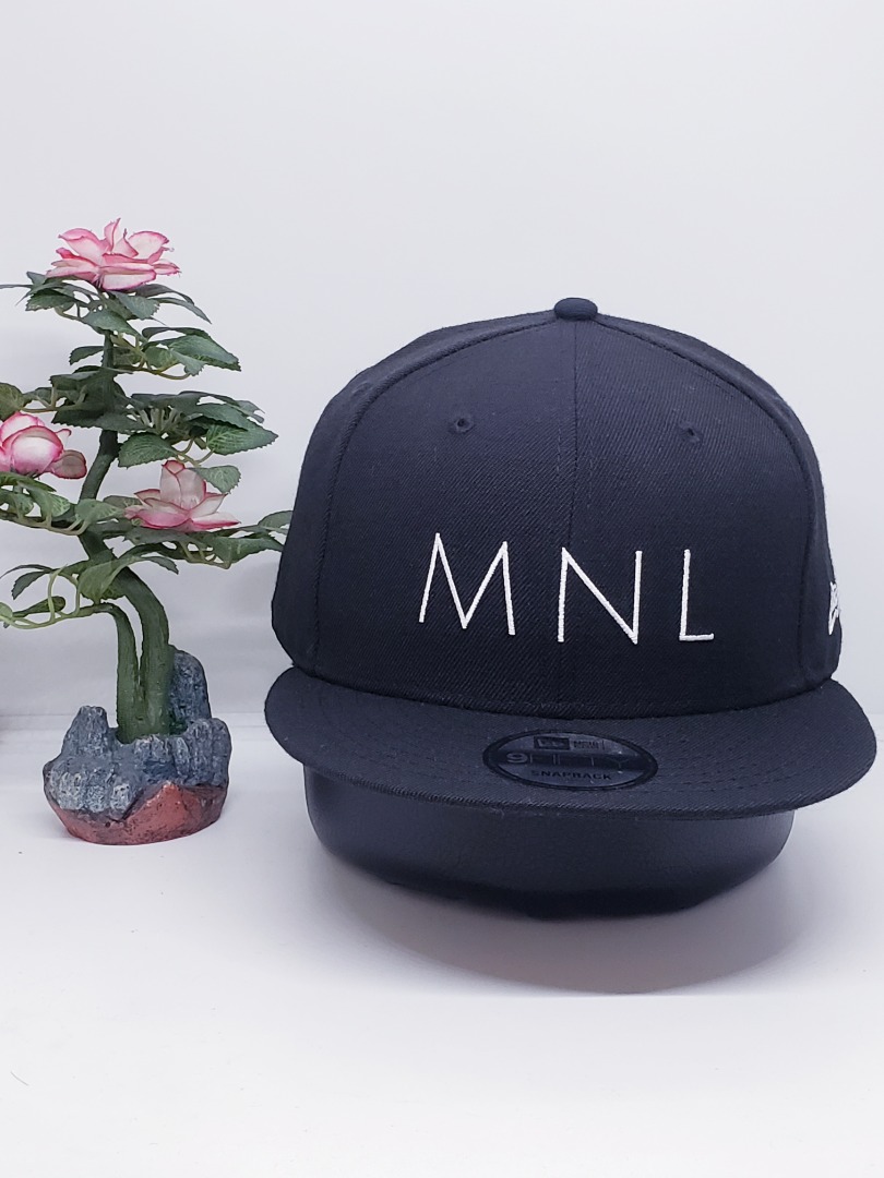 Manila City (MNL) New Era 9Fifty Essential Black Snapback (Medium/Large), Men's Fashion, Watches ...