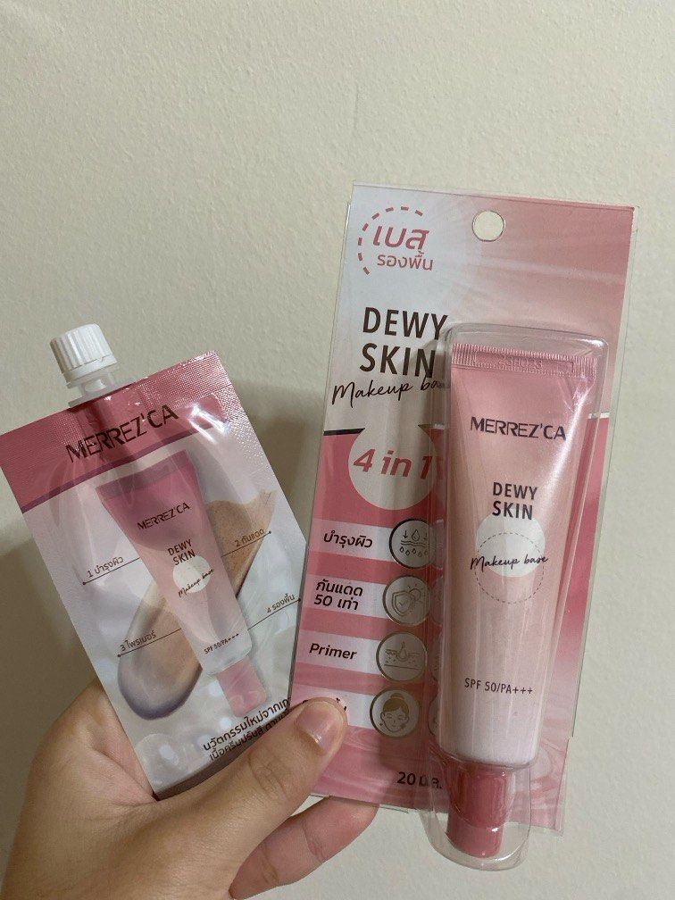 Merrezca Dewy Skin Makeup Base SPF50 PA+++, Beauty & Personal Care ...