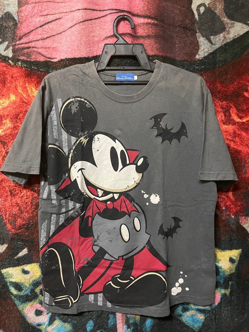 Mickey Mouse Vampire Shirt, Men's Fashion, Tops & Sets, Tshirts & Polo ...