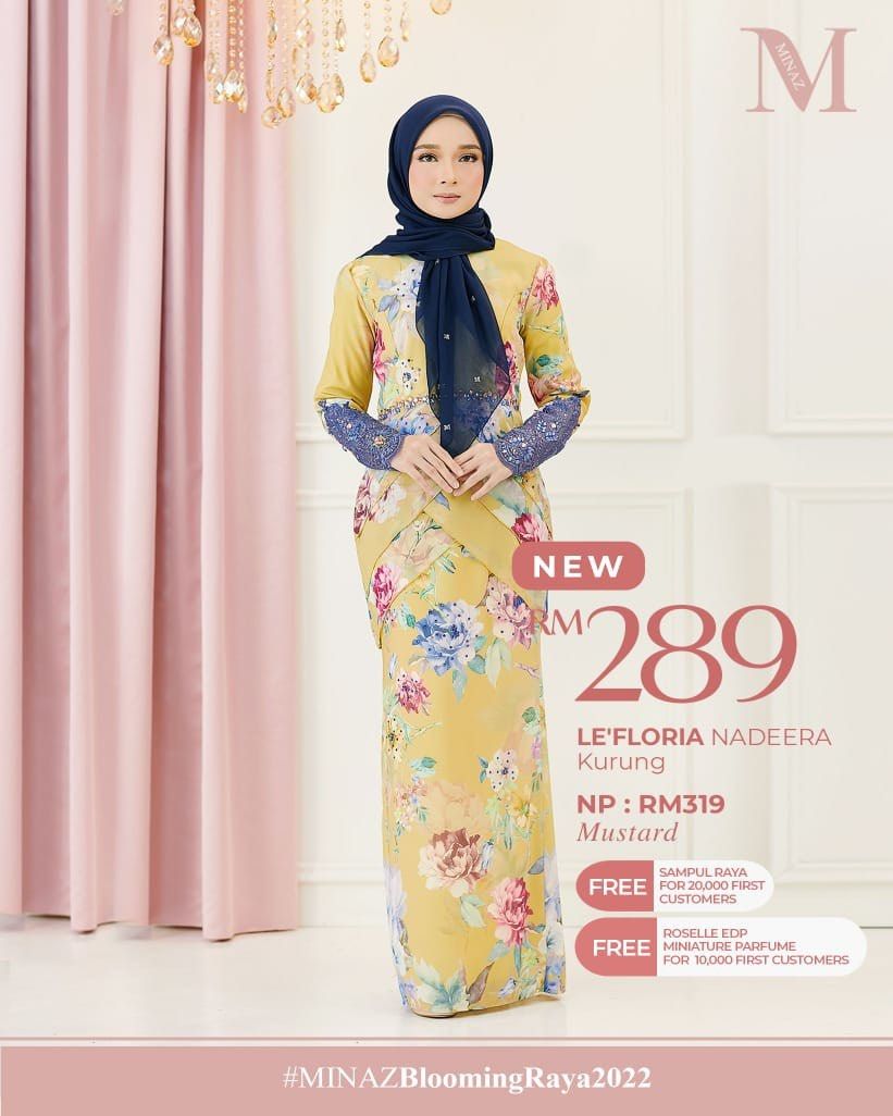 MINAZ, Women's Fashion, Muslimah Fashion, Baju Kurung & sets on Carousell
